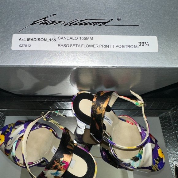 Brian Atwood | Shoes | Brian Atwood Madison Flower Print Sandals | Poshmark